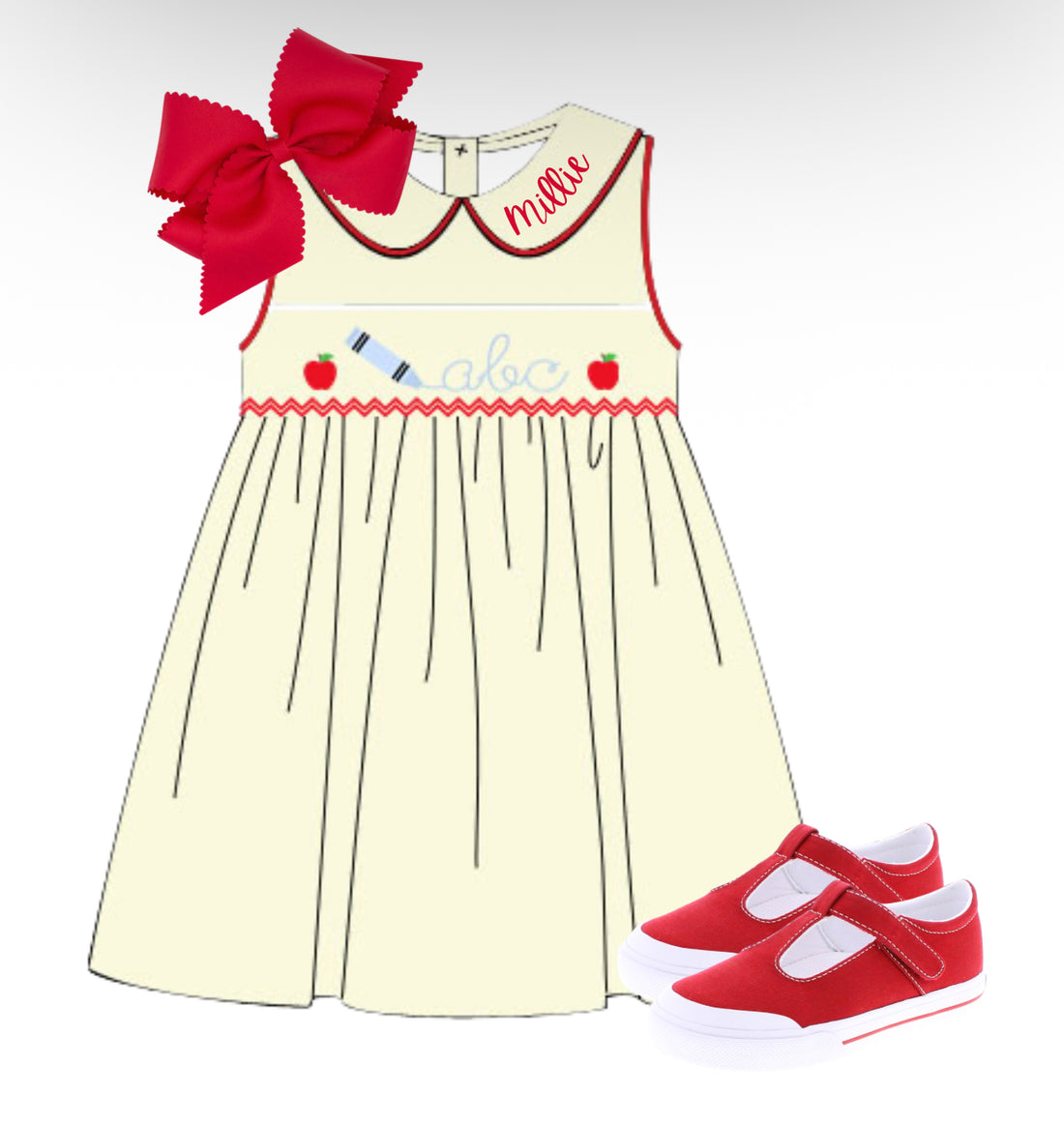 Girls ABC dress – Yoyabee