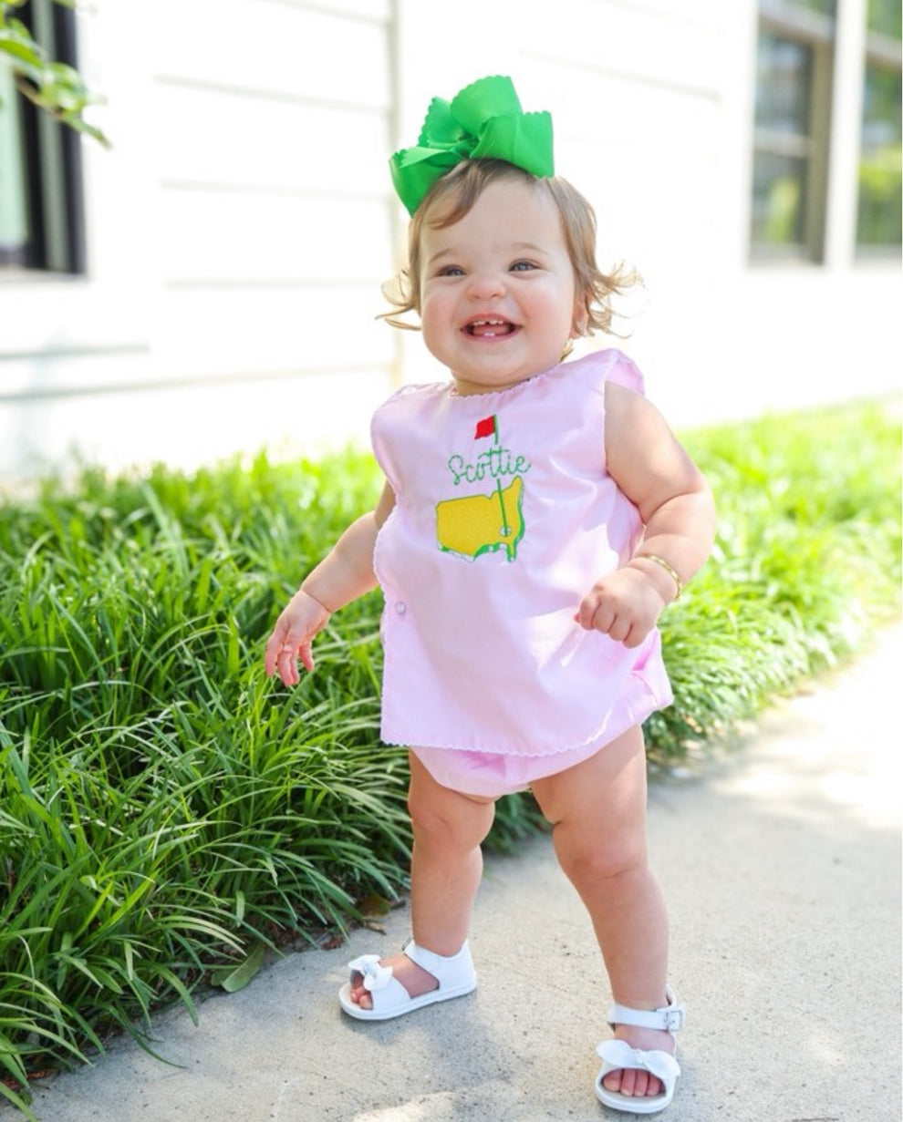 Pink with white Ric Rac diaper set – Yoyabee